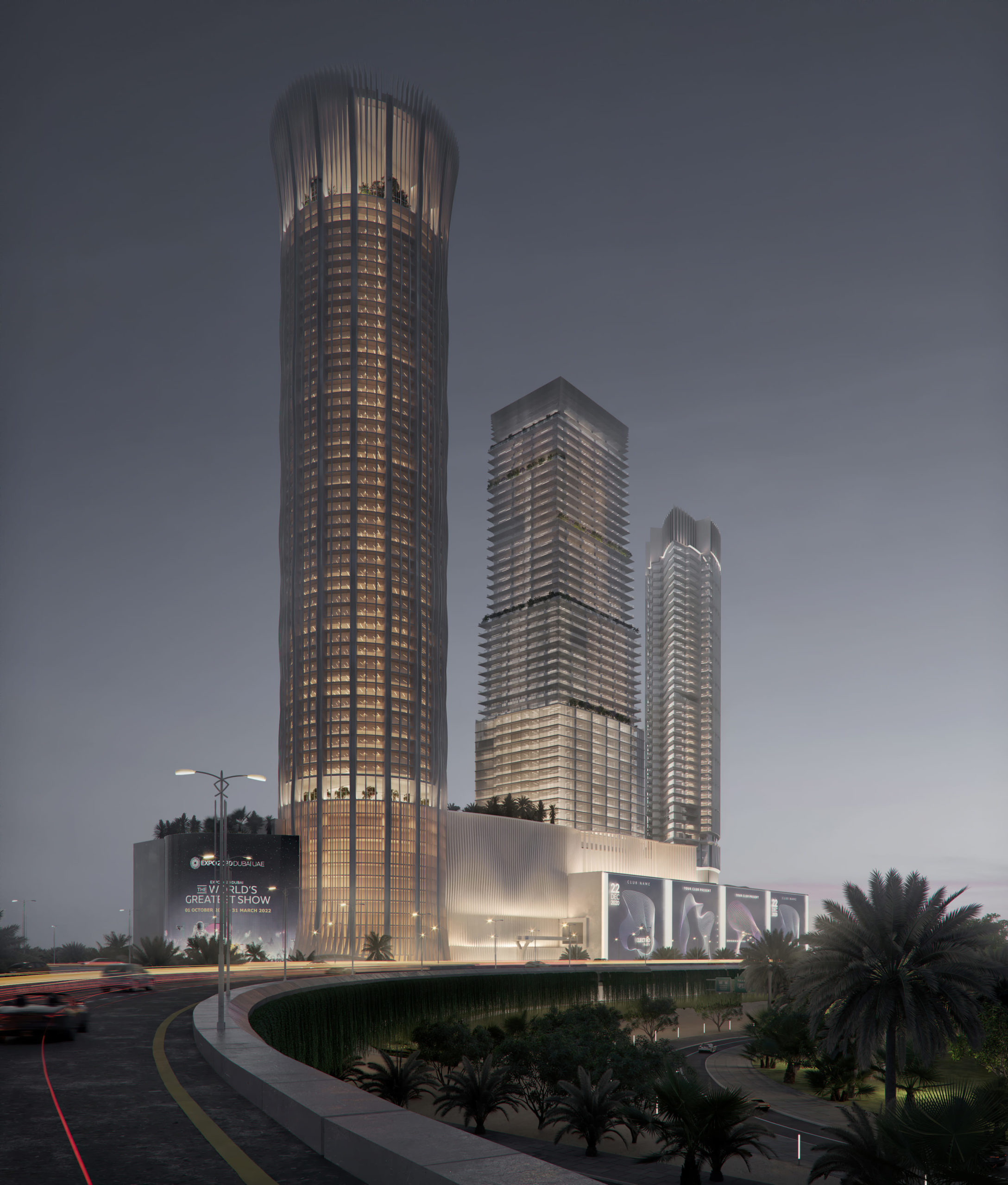 Palm Gate buildings visualization - Jbvisuals